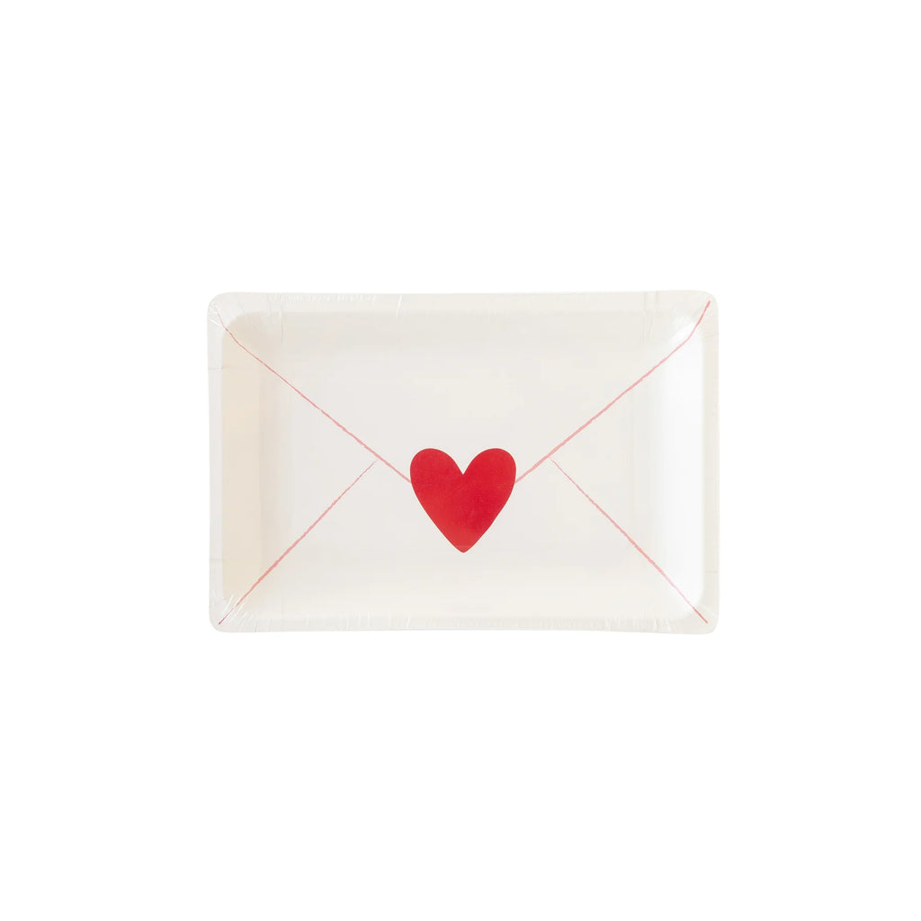 Love Letter Paper Plate | Valentine's Day Party Supplies + Decorations ...