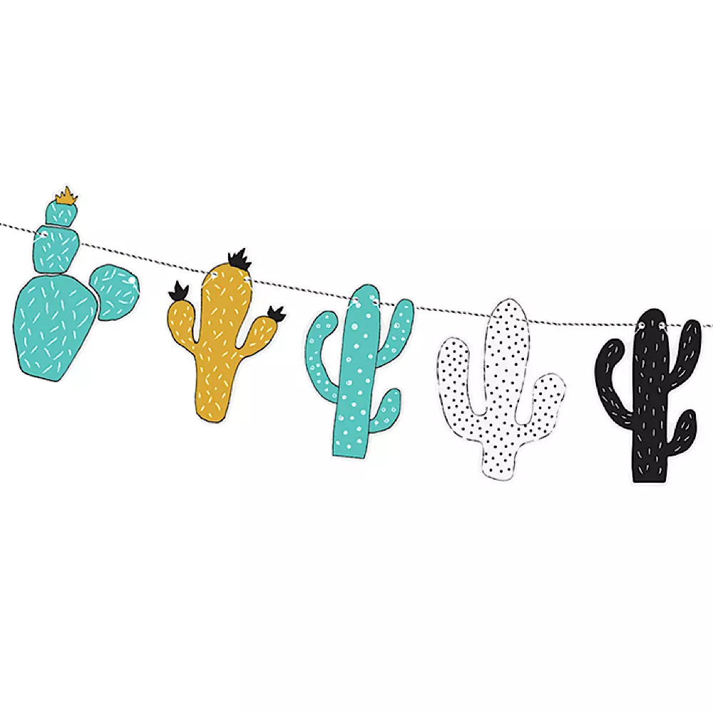 Cacti Garland | Western Party Supplies | Dinosaur Birthday Decor ...