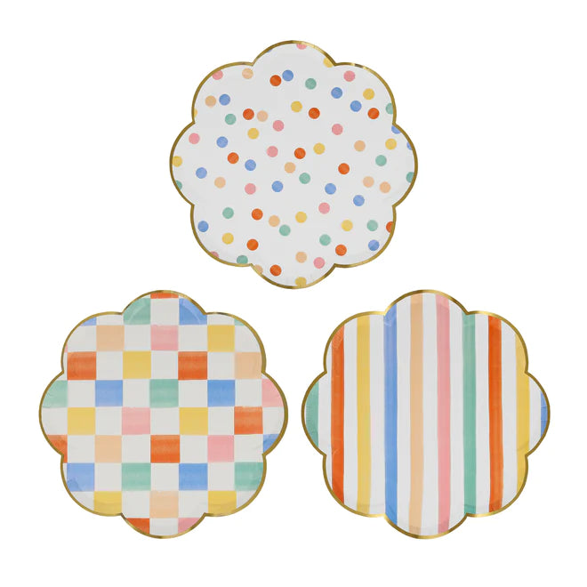 Colorful Pattern Side Plates – Sprinkle BASH