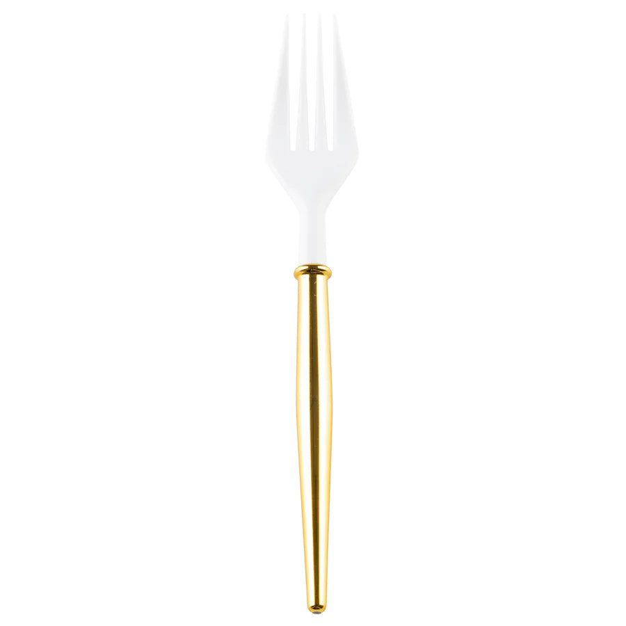Gold Bella Plastic Cocktail Forks | Party Supplies + Decorations ...