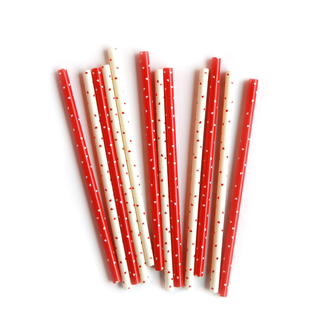 TINY RED AND PINK HEARTS REUSABLE STRAWS – Sprinkle BASH